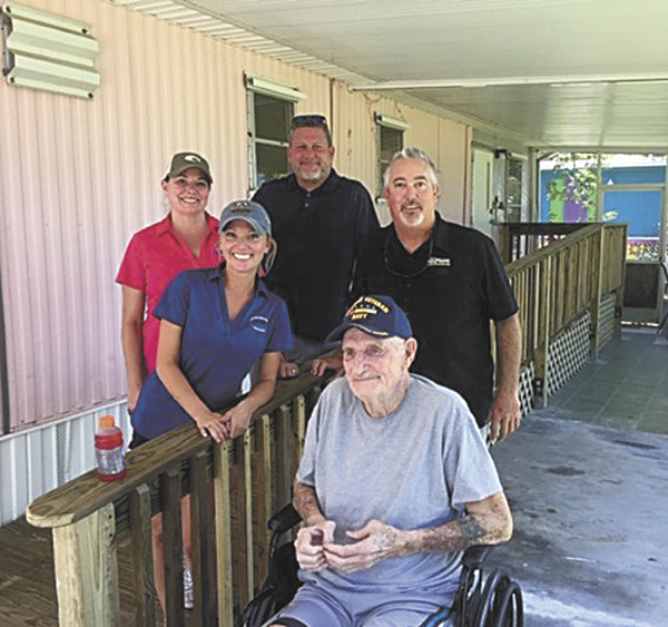 Lee Builders Care builds ramp for Navy veteran on Pine Island - Cape ...